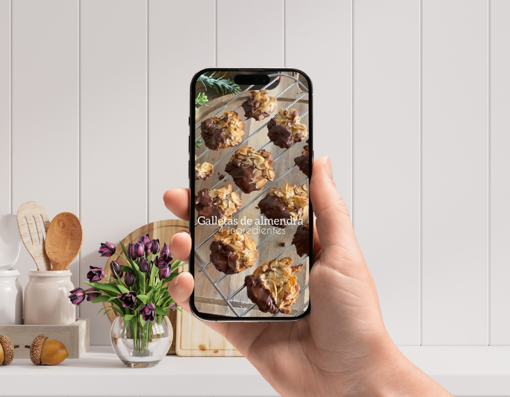 Galletas de almendra con chocolate - saludsalud.com.mx